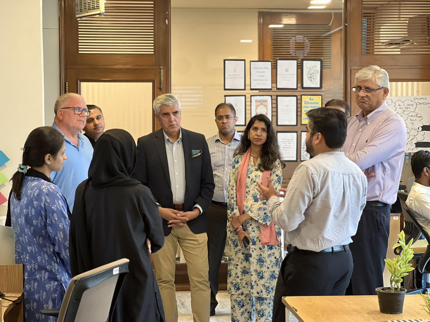 Dr Saad Khalid Niaz & Mr Paul Hagan Visits SIEHS-1122 Headquarters ...